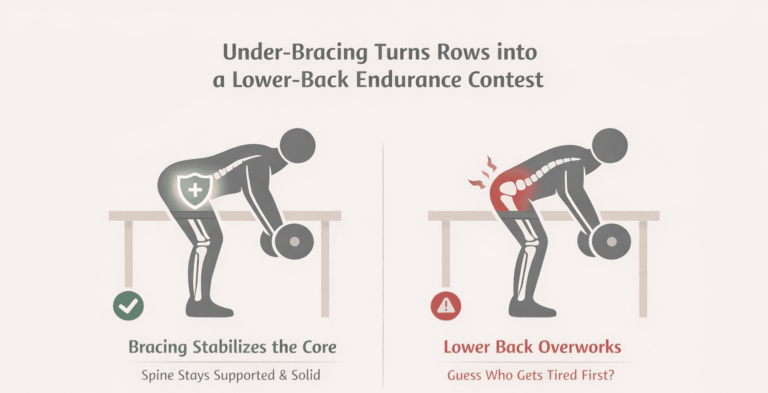 Are bent over rows causing discomfort in my lower back? Why?