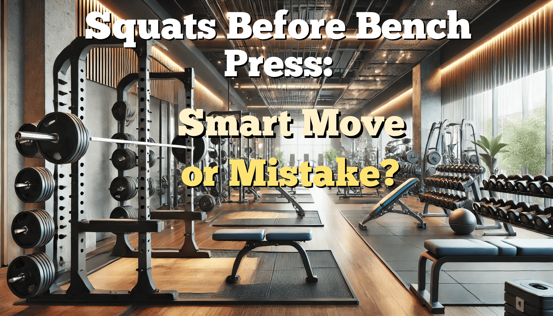 Does doing squats first boost your bench press performance?