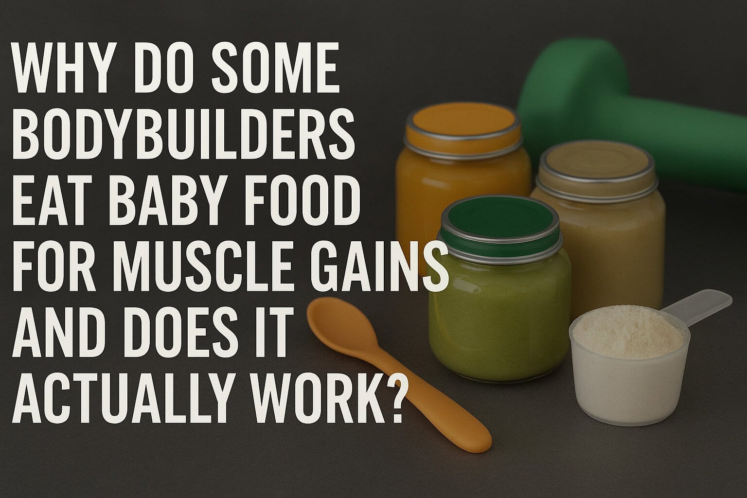 Why do some bodybuilders eat baby food for muscle gains and does it ...