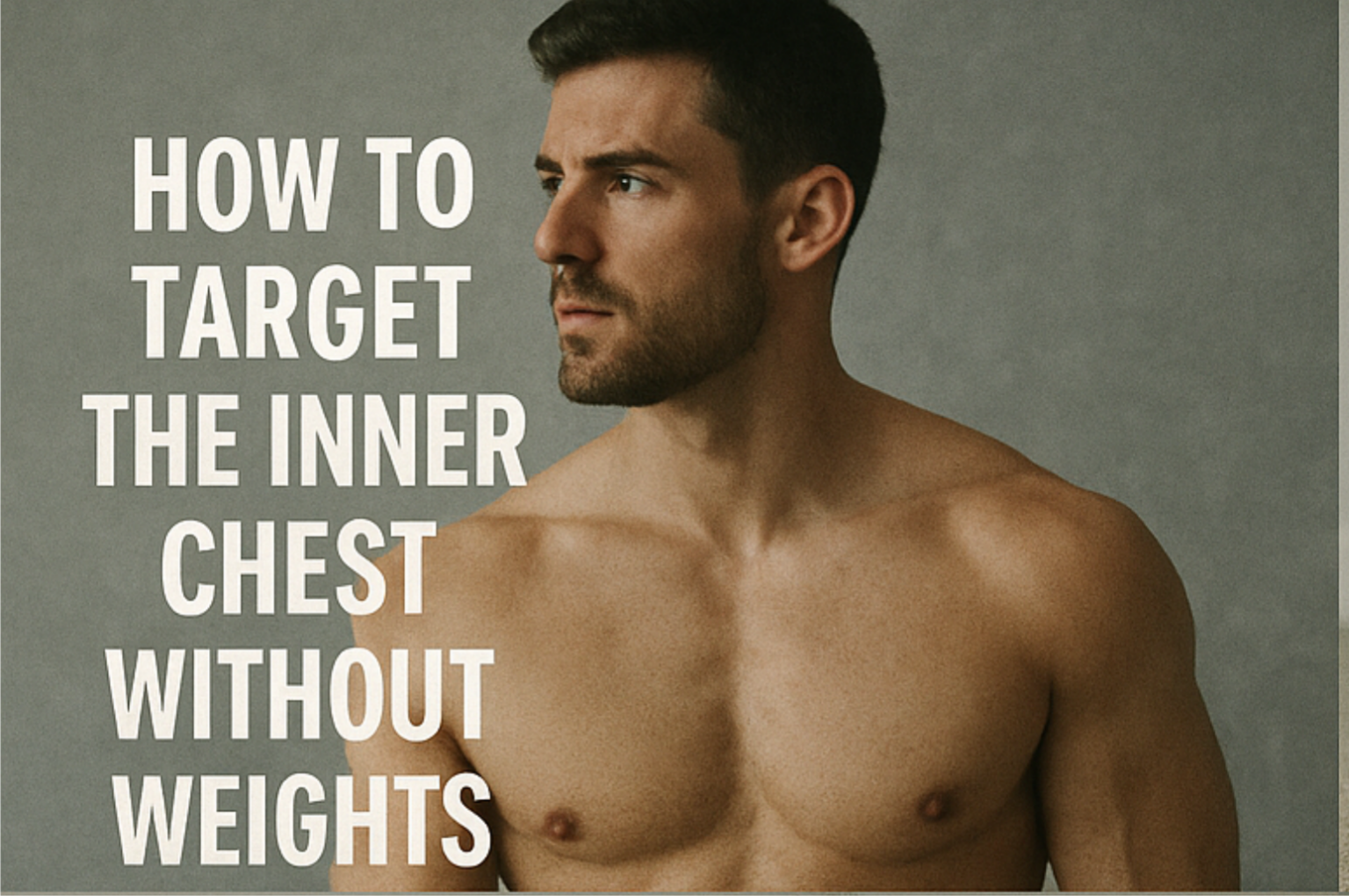 How to Train the Inner Chest Using Only Bodyweight