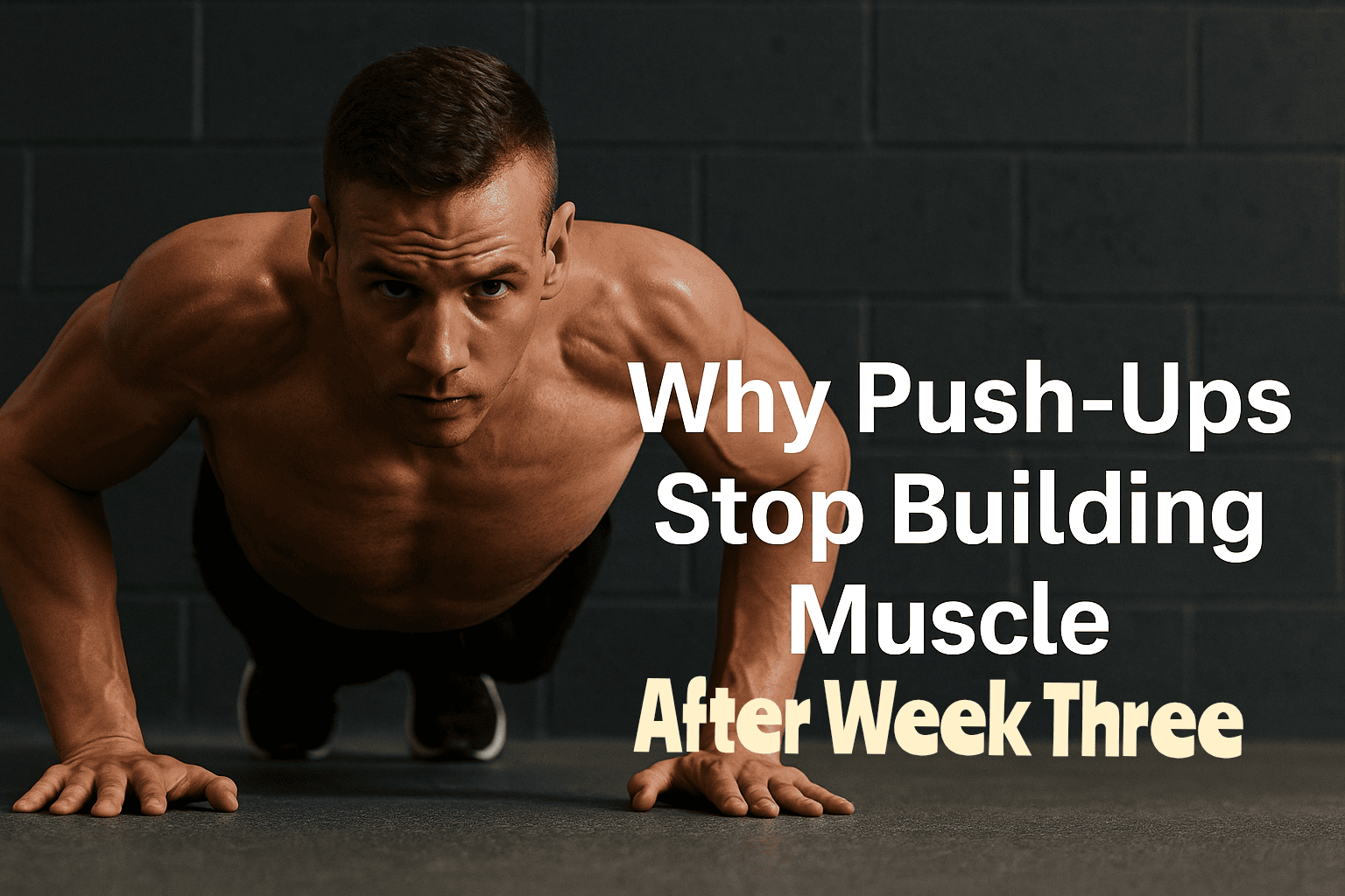 Why Your Floor Push-Ups Stop Building Muscle After Week Three
