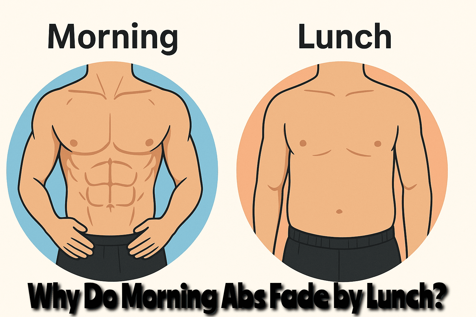 Why Do My Abs Look Great in the Morning and Disappear by Lunch?