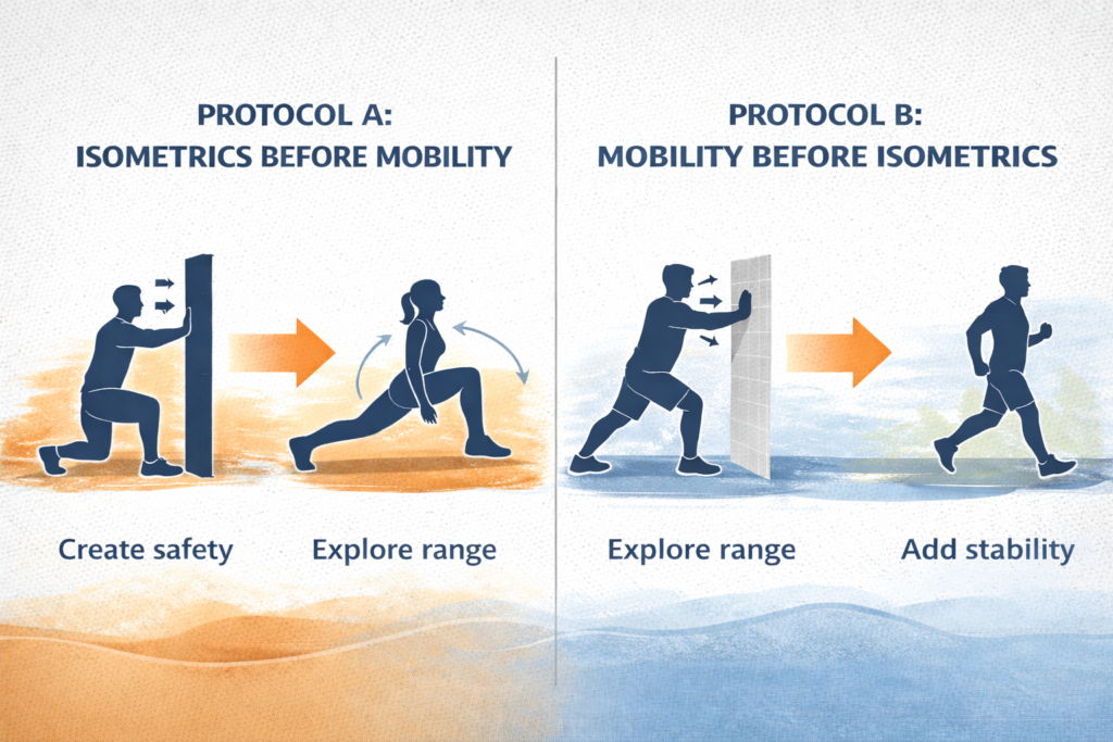 Isometrics before mobility or after? I ran a 4-week rehab experiment so ...
