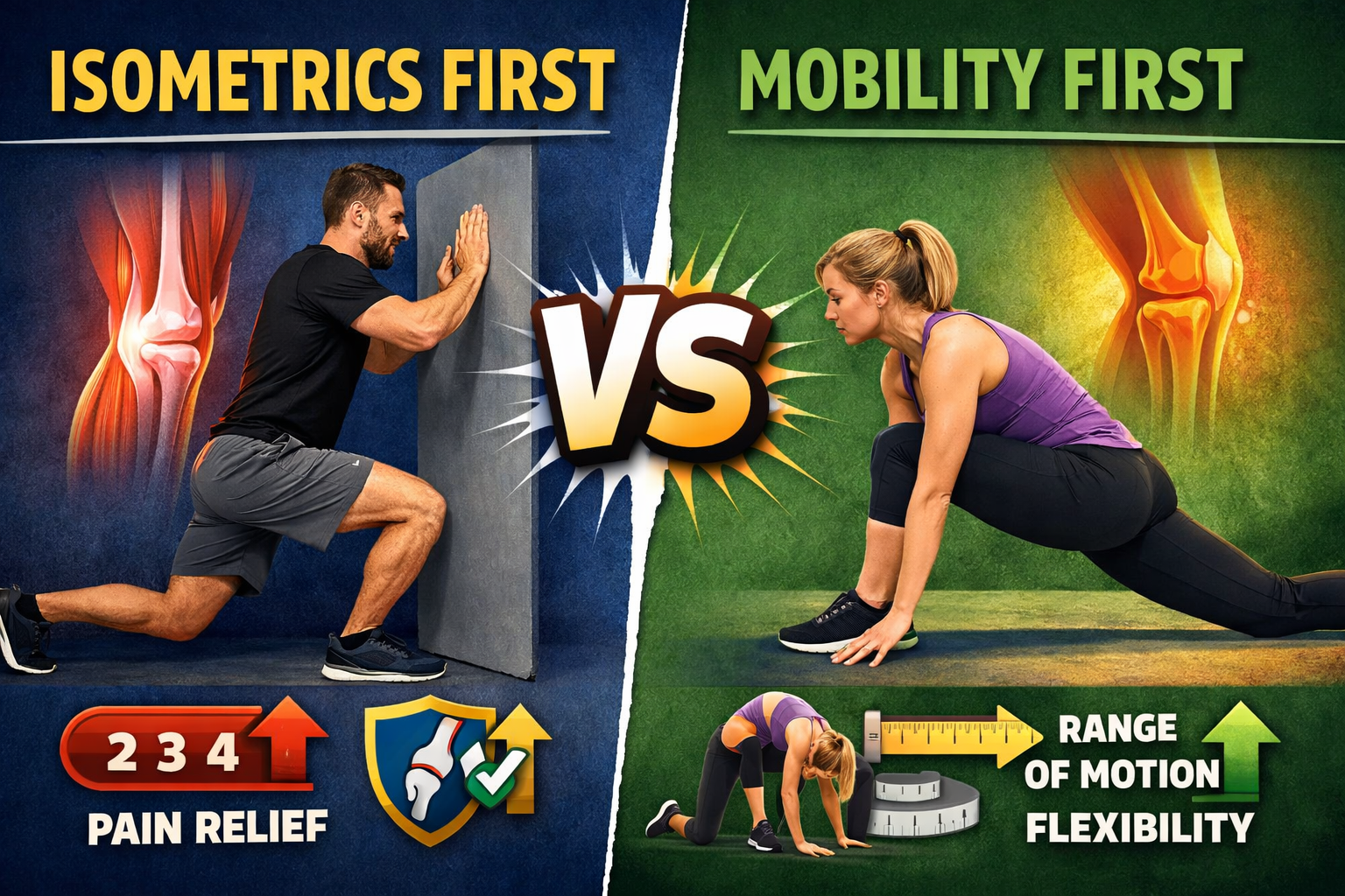 Isometrics before mobility or after? I ran a 4-week rehab experiment so ...